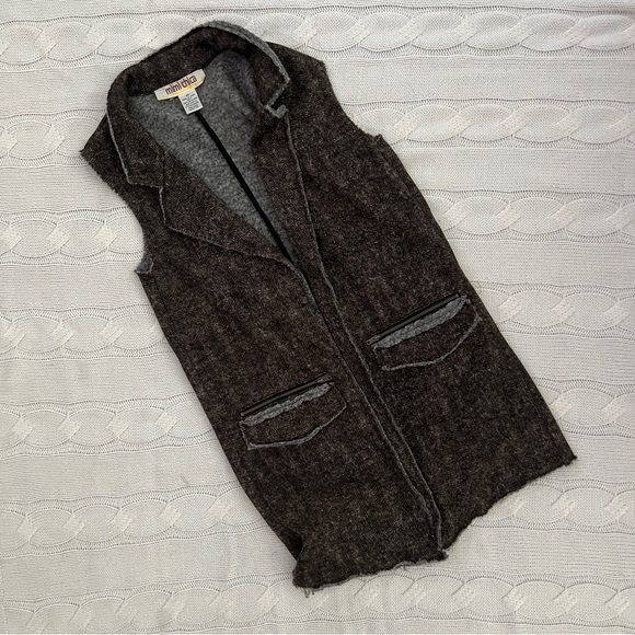 Mimi Chica | Jackets & Coats | Mimi Chica Raw Edge Sleeveless Blazer ...